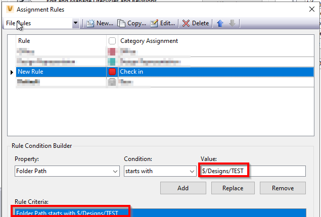 How to assign Category to a file based on the folder where file is created or added to in Vault
