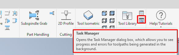 How to generate toolpaths in the background without waiting for them to finish in Inventor CAM.