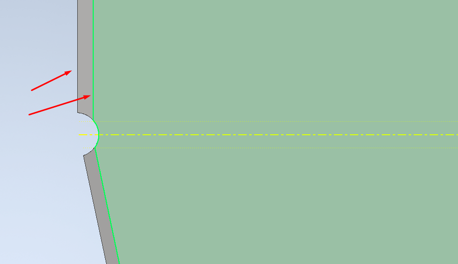 Incorrect contour after exporting flat pattern face to the DXF file in ...