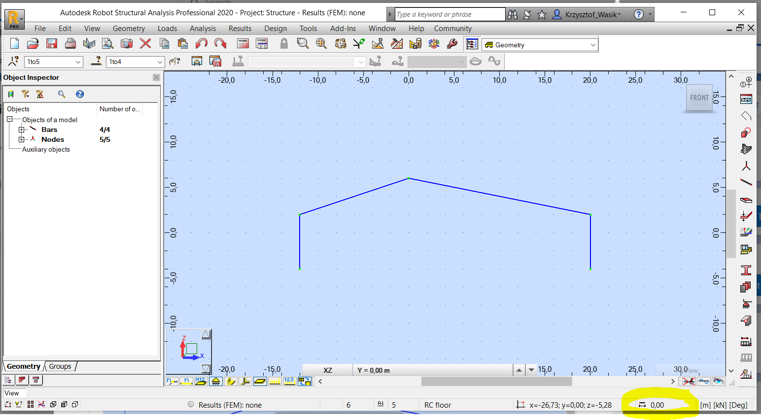 Software freezes while model, imported from DWG/DXF file, meshing or analysis in Robot ...