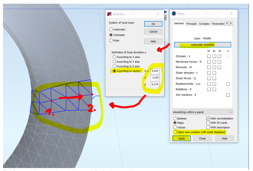 How to present bending moments for helical stairs in Robot Structural ...