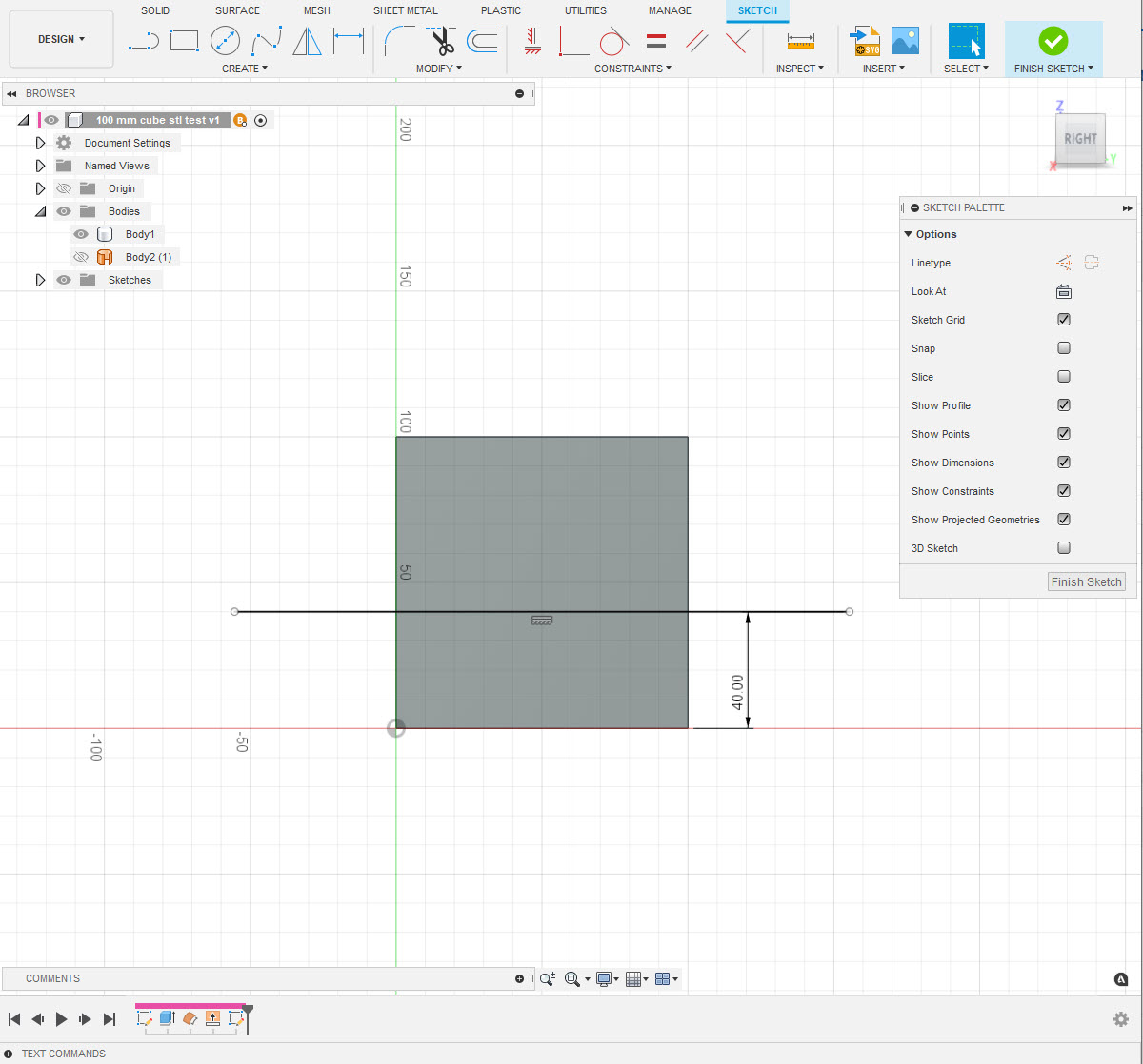 Split Body command not working in Fusion