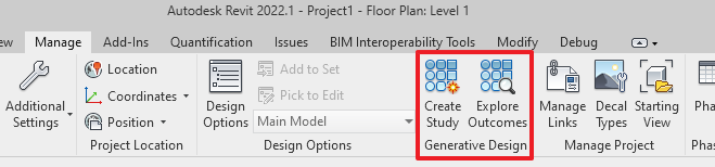 Generative Design icons are missing from the Revit ribbon after a fresh ...