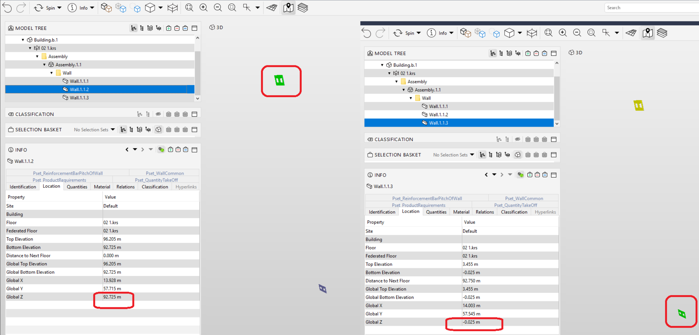 Parts And Assemblies Exported To Ifc In Wrong Elevation From Revit