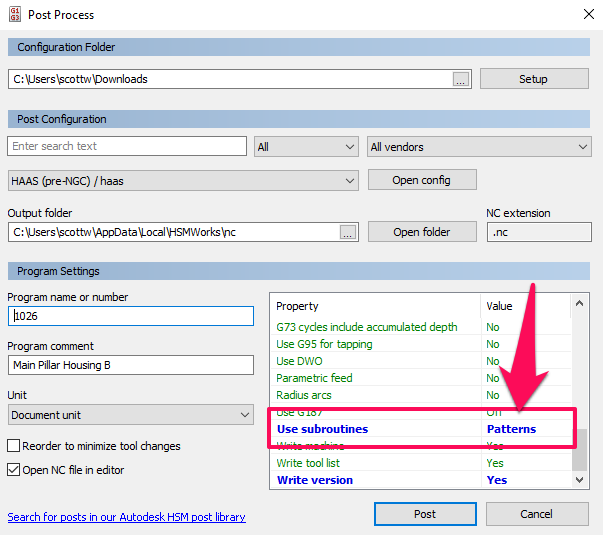 How to reorder subroutines with multiple WCS in HSMWorks and Inventor CAM