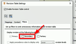 Vault Revision Table for Inventor doesn't work as expected when using primary and secondary ...