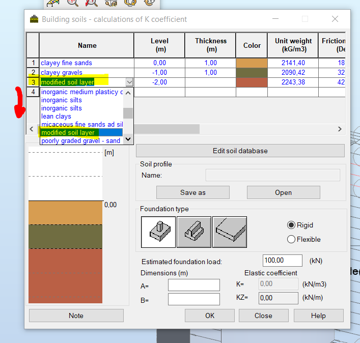 Soil parameters do not update in ground profiles after modification in database in Robot ...