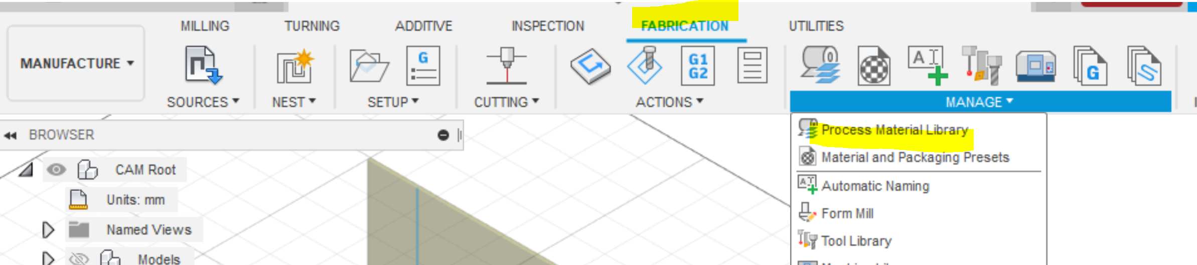 How to edit a Material and Package preset in Fusion 360