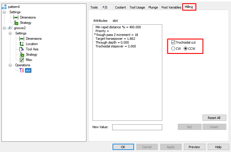 How to wrap a simple groove feature in FeatureCAM
