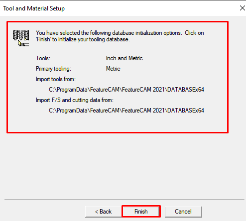 How to transfer a tool database from one version of FeatureCAM to another installed version