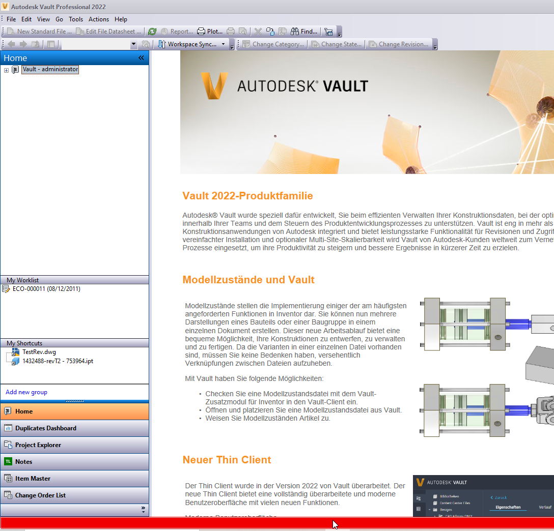 Vault Top frame still in gray after changing windows settings