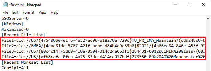 Blue spinning circle when accessing BIM 360 projects in Revit