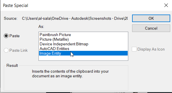 OLE Objects Cannot Be Rotated In AutoCAD AutoCAD Autodesk Knowledge 