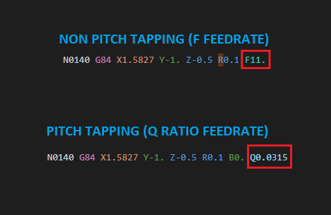 Tapping feed and speed is incorrect for Prototrak post in Fusion 360, Inventor CAM, or HSMWorks