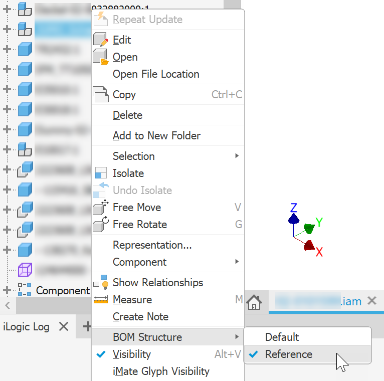 Parts are missing in the Bill of Materials when using "Parts Only" view ...
