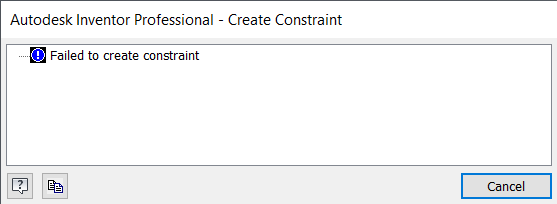 Failed To Create Constraint When Adding Colinear Constraint Between 5610