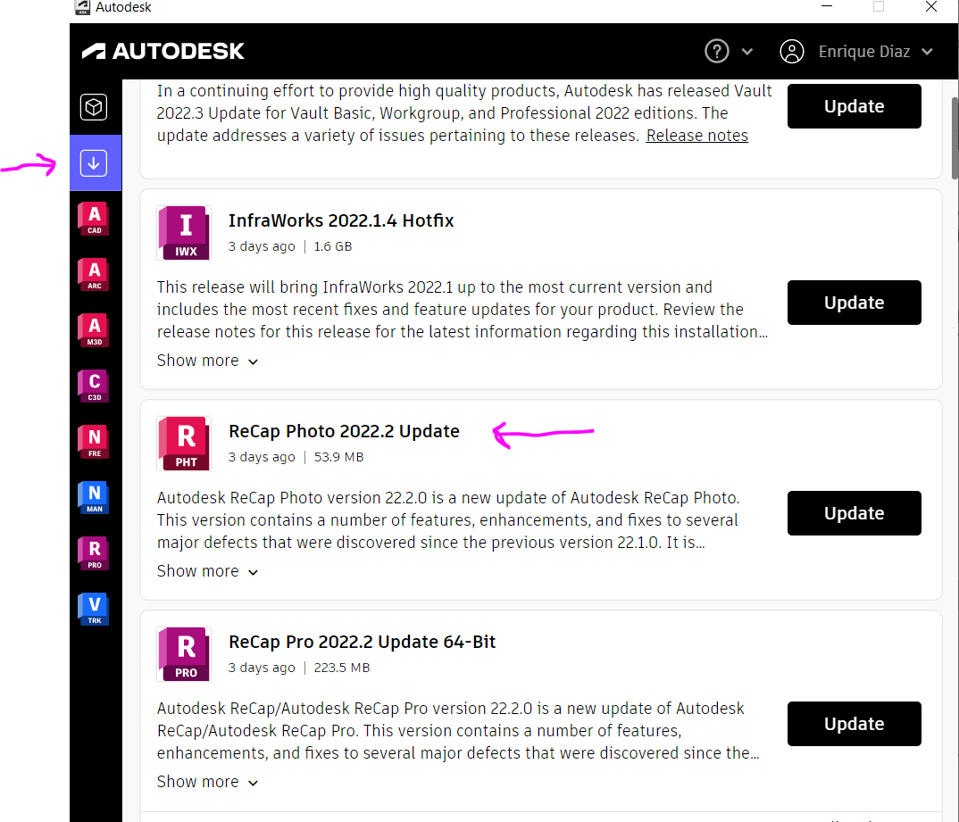 在 Recap Photo 中处理鸟瞰项目时报告了零 （0） 个云积分