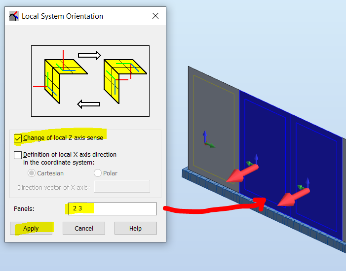 Hydrostatic load not visible for selected panels in Robot Structural ...