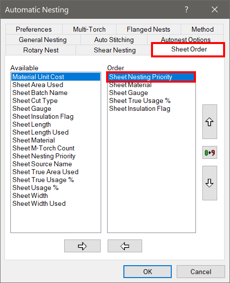 Item parts are not grouped when nesting in CAMduct