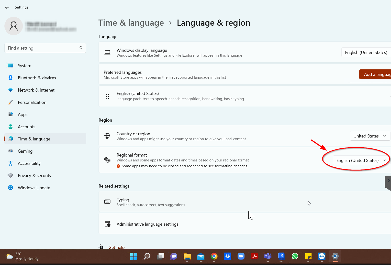 Revit Home screen appears in a language that is different from the ...