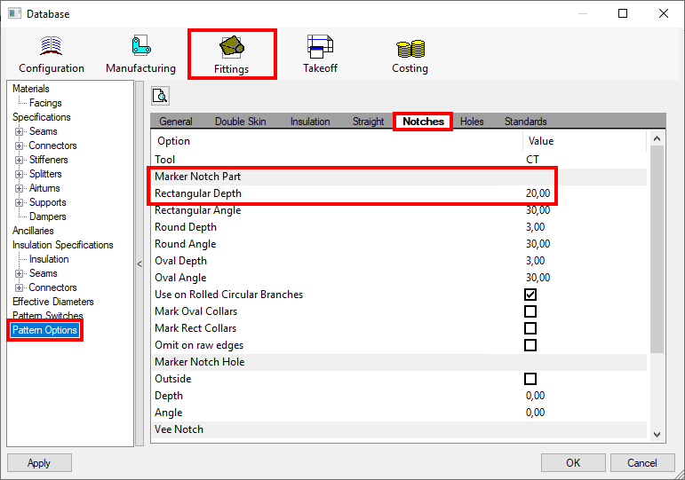 Vee Notches are missing on rectangular items in CAMduct
