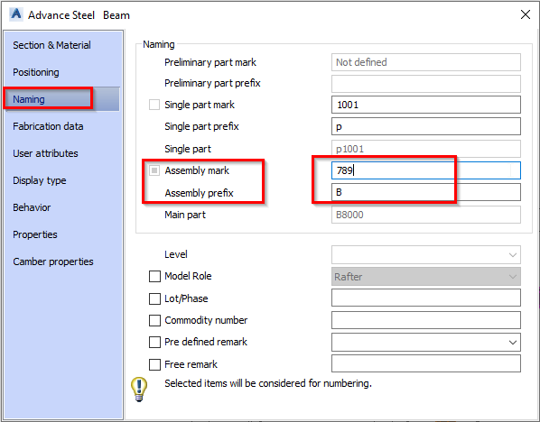 How to renumber assemblies while keeping the defined detailing ...