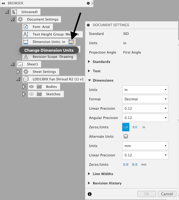 How To Change The Dimension Precision In A Fusion Design