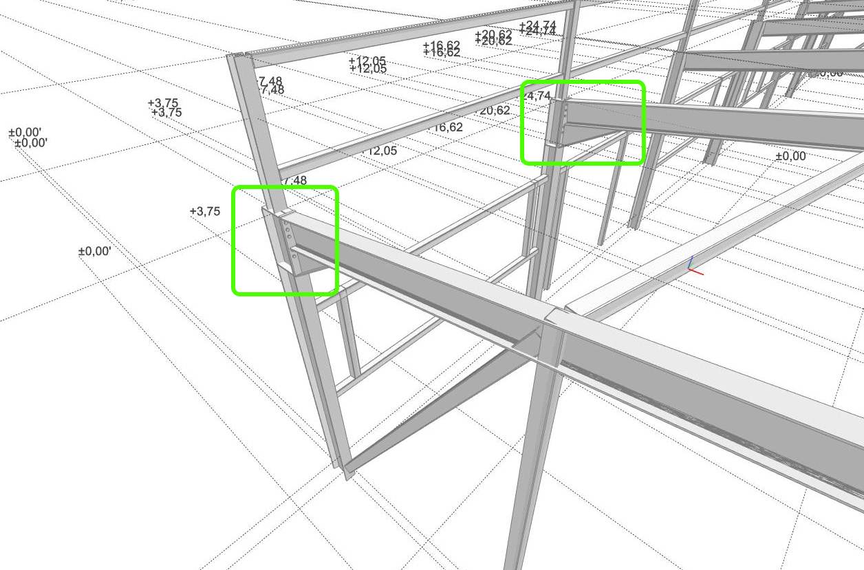 How to export to IFC format a model with steel connections from Revit when these connections ...