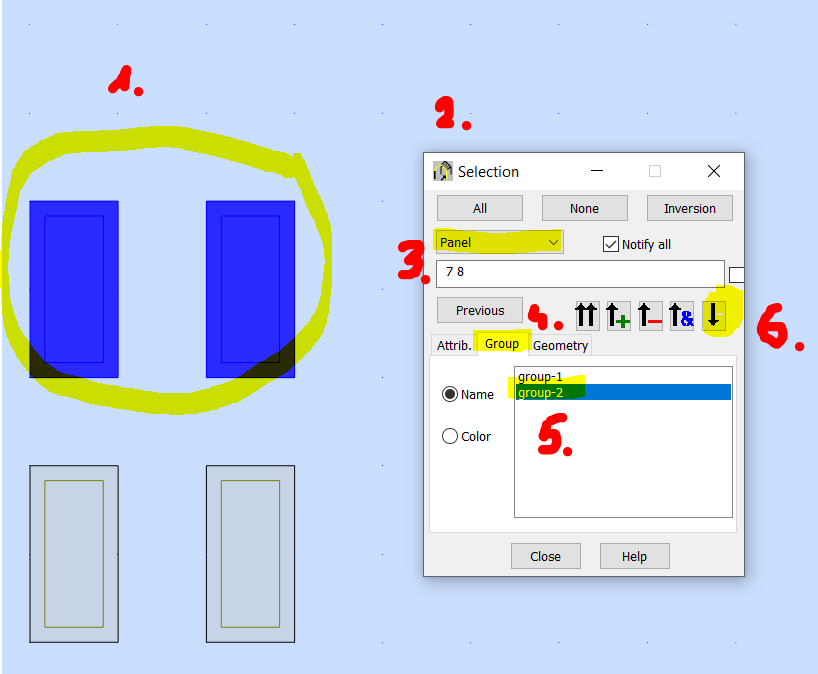 如何在 Robot Structural Analysis 中将成员添加到现有成员组