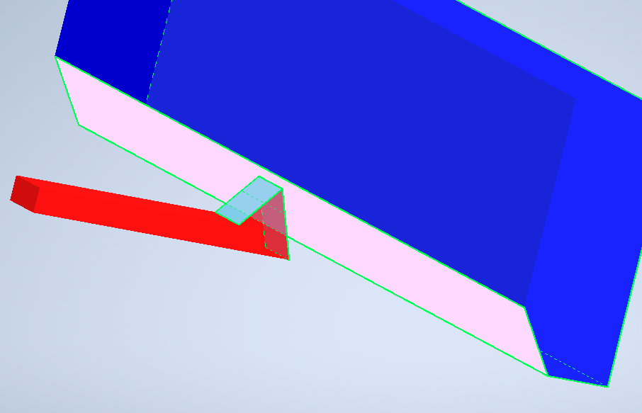 No convergence while nonlinear snap fit analysis in Inventor Nastran.