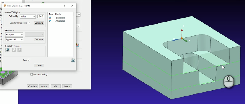 How to force PowerMill Vortex strategy to do full length cuts working ...