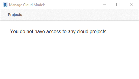 "You do not have access to any cloud projects" when trying to publish a ...