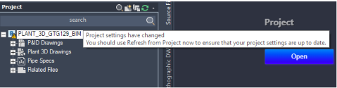 Cannot change settings in Project Setup in an AutoCAD Plant 3D ...