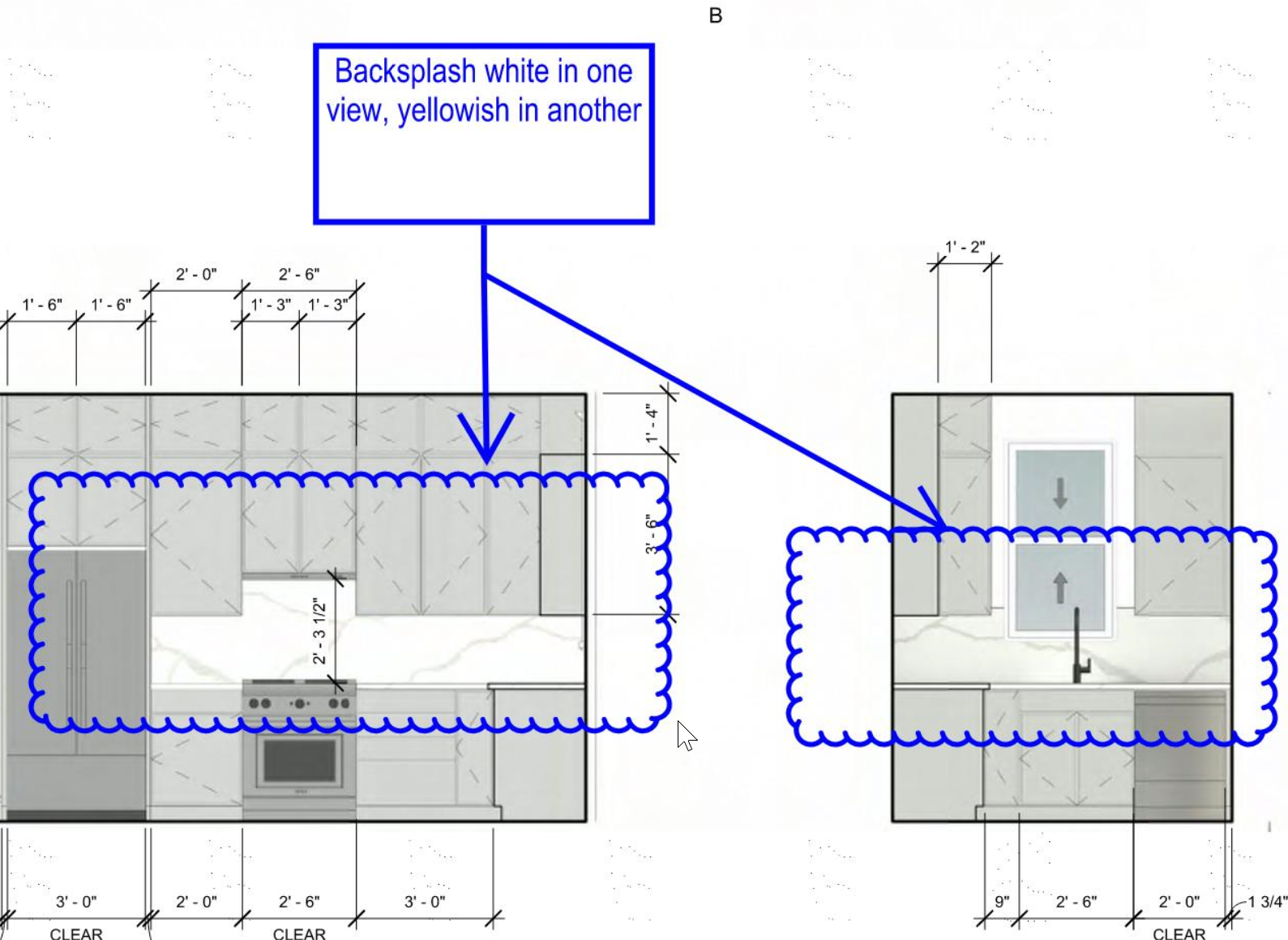 Different Color Display In Realistic Mode And Artifacts In Elevation Views In Revit