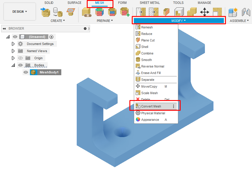 Convert STL Model To Solid In Fusion 360 With FeatureCAM