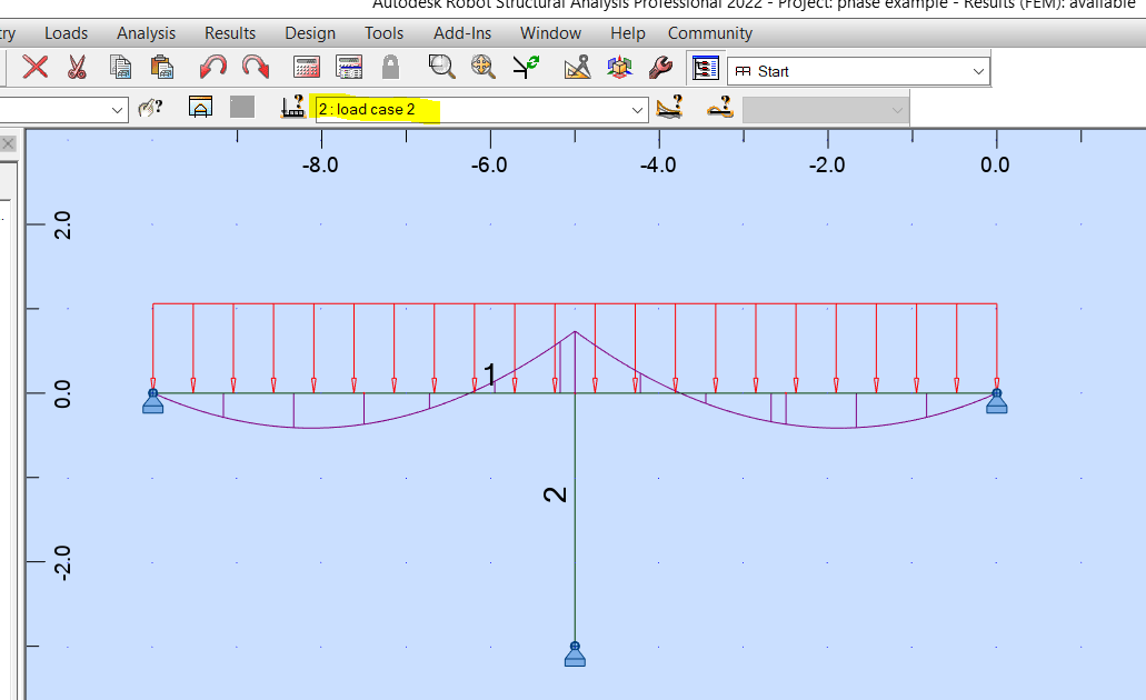 Neglecting structure members for selected load cases in Robot ...