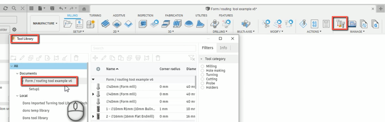 How to create a form tool to machine a formed chamfer on a hole in ...