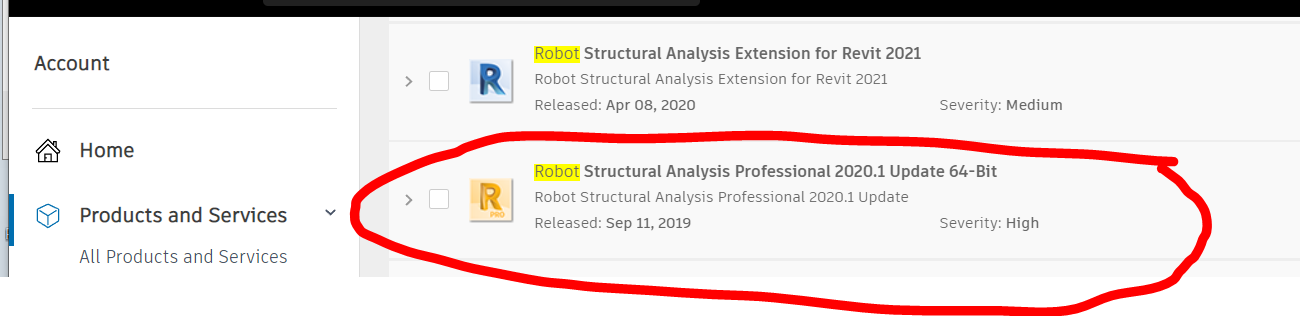 Robot Structural Analysis Professional 2020 crashes or freezes on program startup