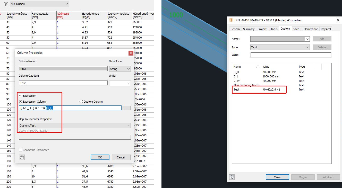 Frame Generator member has incorrect custom Length property in Inventor
