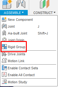 Creating joints only positions one item in the Fusion assembly
