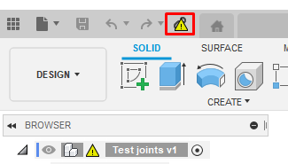 创建联接仅定位Fusion部件中的一个项目