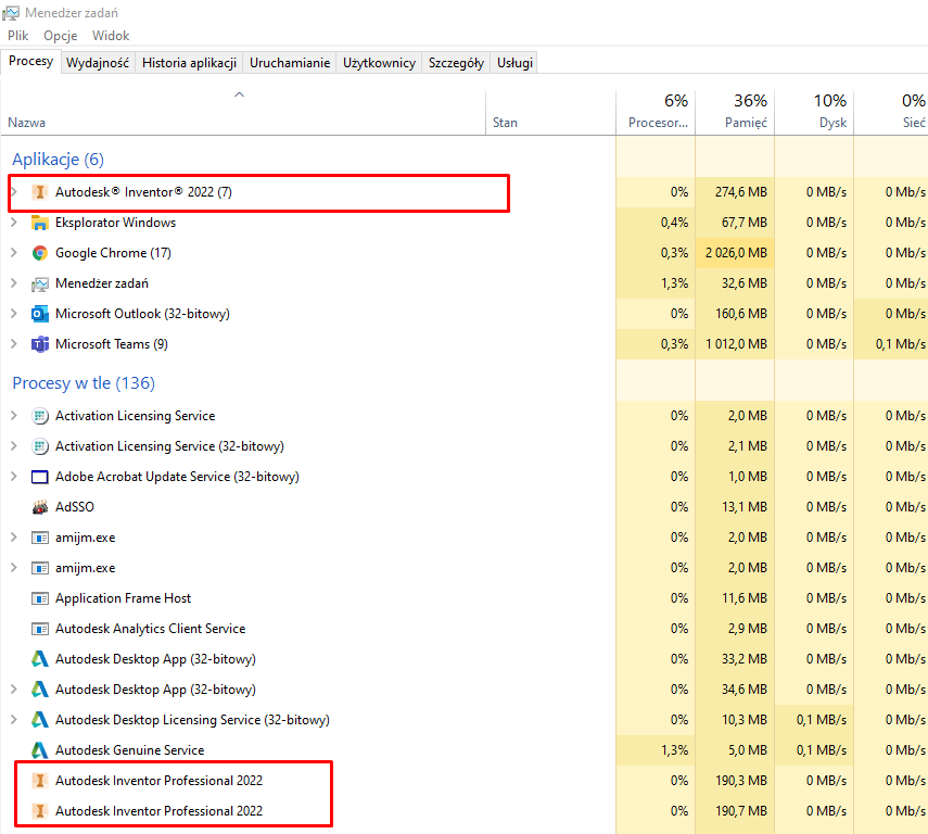 Inventor processes are not closed when Nesting is enabled and Undo file ...