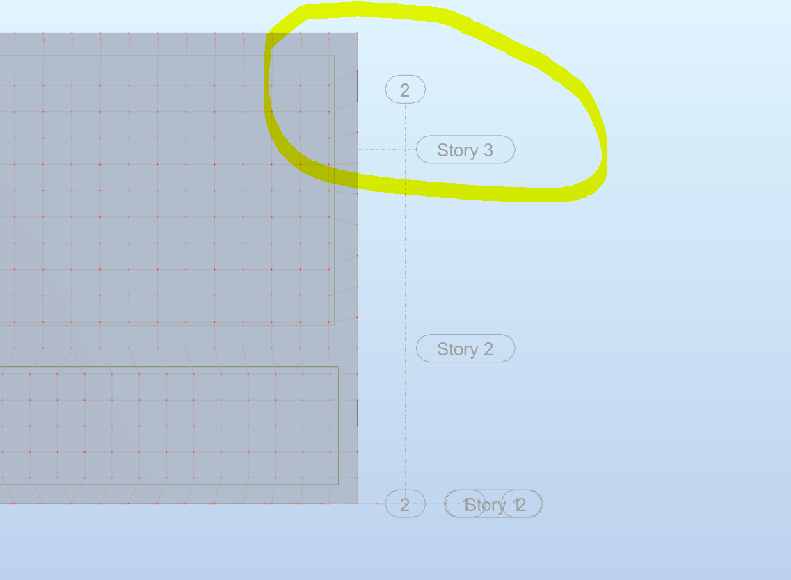 "Error in definition of stories" while model calculation in Robot Structural Analysis