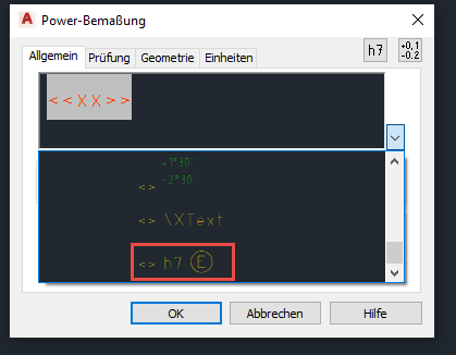 Irritating symbol for "envelope requirement" in selection list of old ...