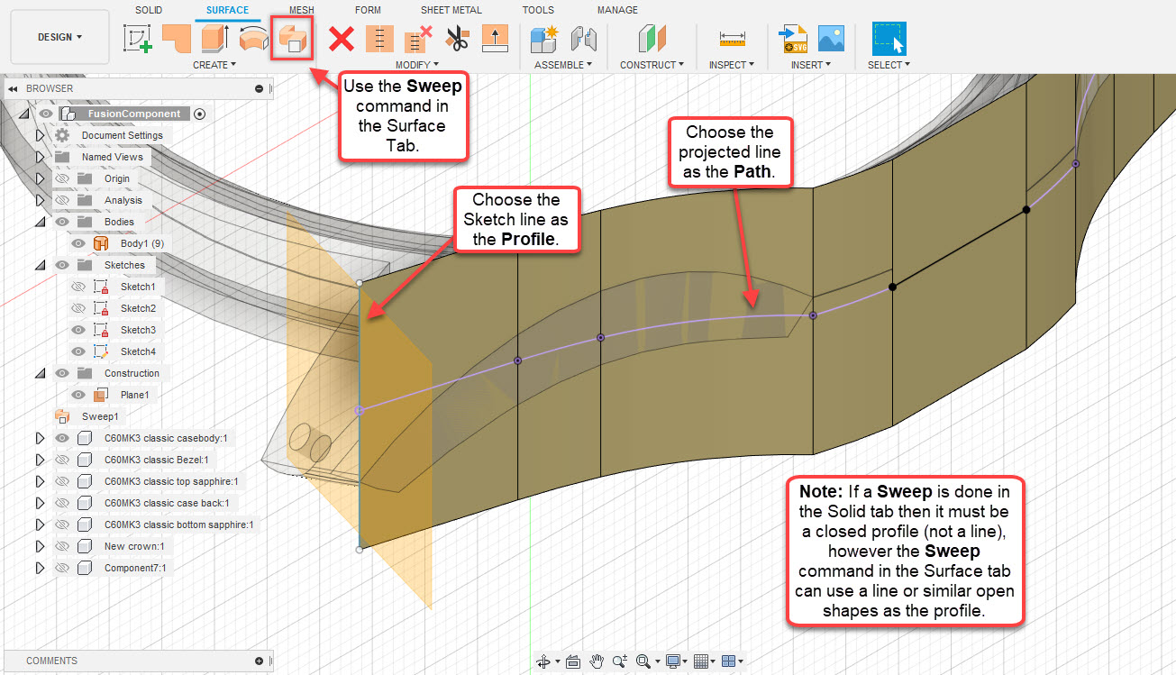 How to extend 3D toolpaths in Inventor CAM and Fusion