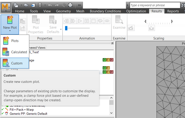 如何从Moldflow中以Patran格式导出变形结果（包括收缩补偿）