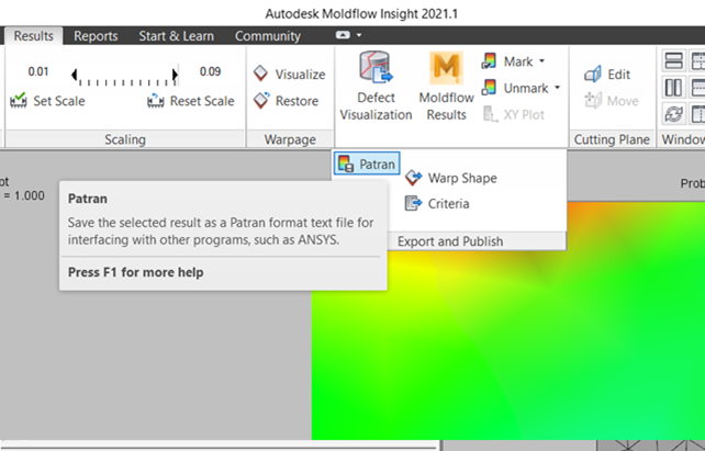 How to export deflection results including shrinkage compensation in ...