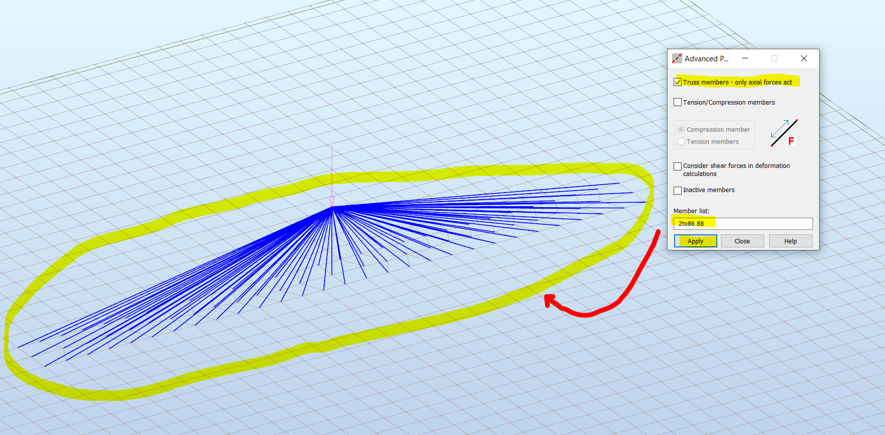 How to simulate slab load when load is transffered by steel element ...