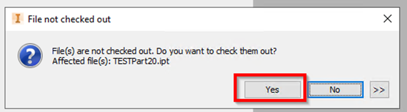 Custom properties not created after opening Inventor file from Vault Client 2022