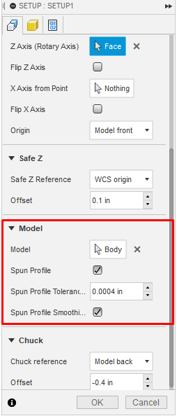 "Empty toolpath" warning with Inside Profile Turning operations in Fusion